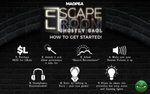 Escape the Ghostly Gaol – How to Play – MadPea